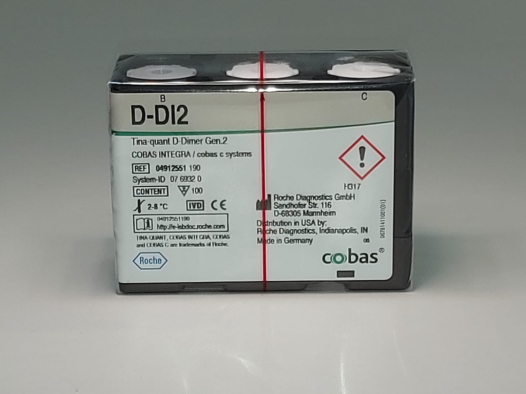 ROCHE COBAS D-Dimer Gen. 2 (D-DI2)(100 Test) | Aldeal Lab-Tech Limited